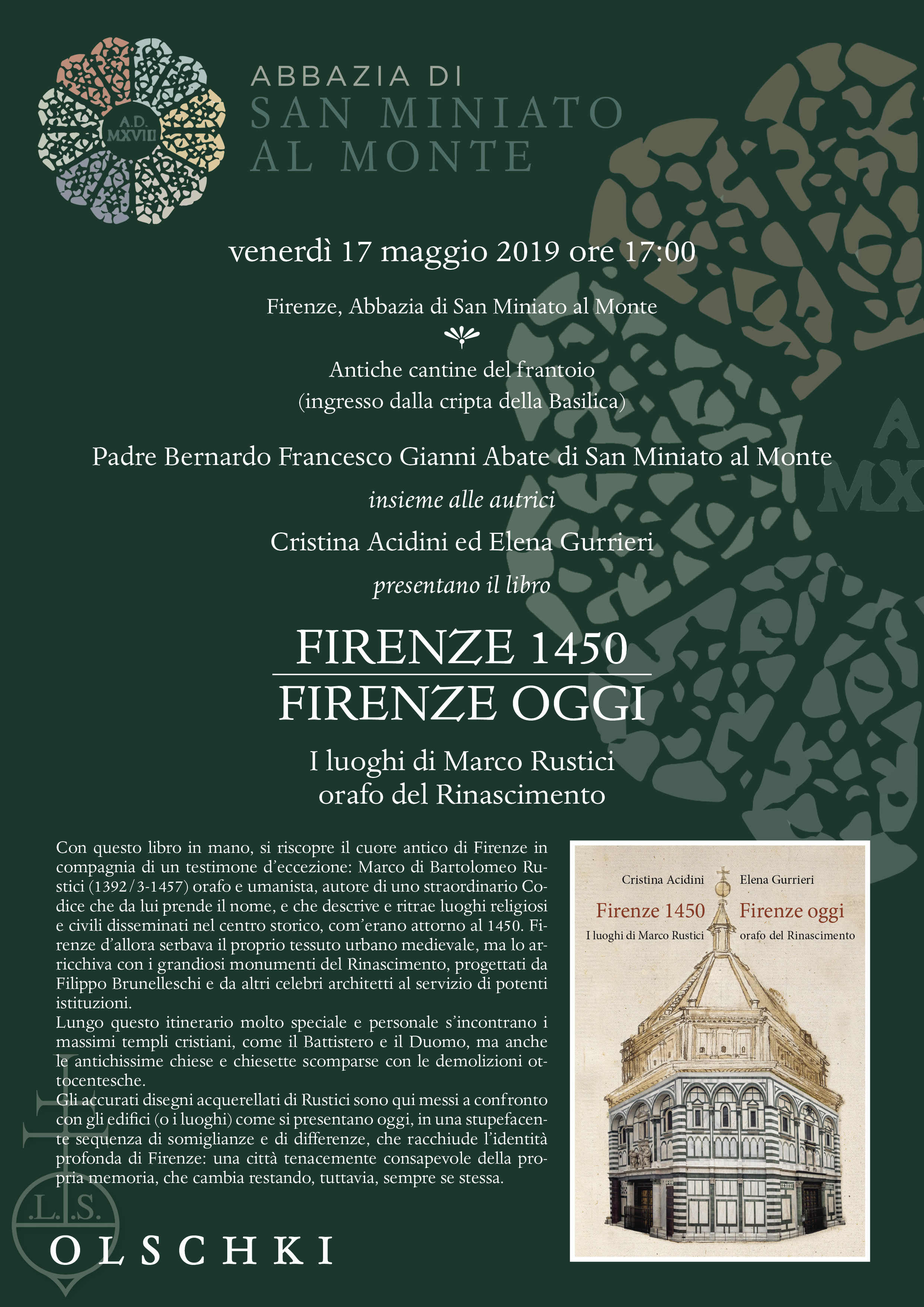 Venerdì 17 maggio 2019, ore 17: «Firenze 1450 Firenze oggi. I luoghi di ...